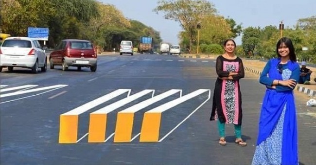 Unik: Zebra Cross 3D Pencegah Kecelakaan - MOTOMAZINE